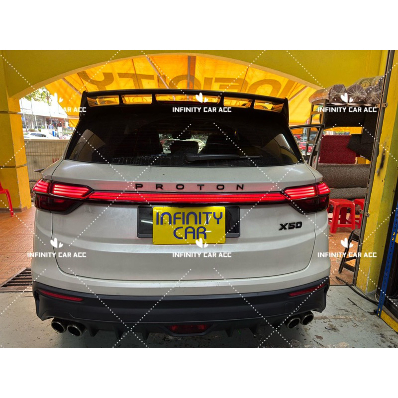 Proton X50 Rear Tail Gate Tailgate Trunk Garnish LED | Shopee Malaysia
