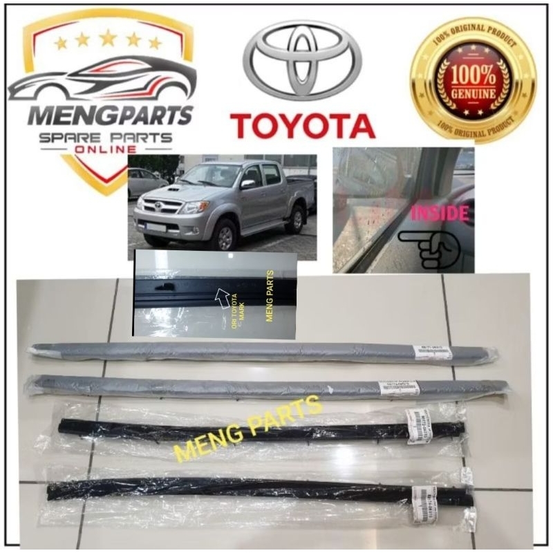 ORIGINAL TOYOTA HILUX KUN25 DOOR INNER MOULDING 68171-0K010,68172-0K010 ...