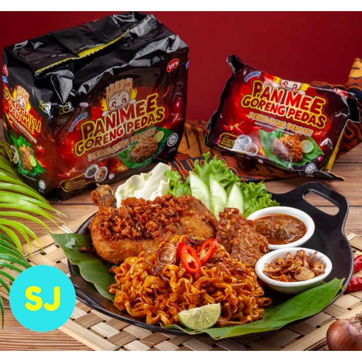 Vit's Instant Pan Mee Goreng 93g x 4peket (Ayam Penyet / Cili Udang ...
