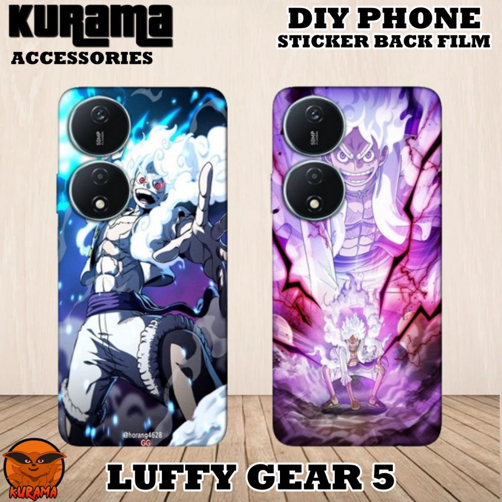 [ LUFFY GEAR 5 ] DIY Customize Mobile Phone Back Screen Protector Film ...
