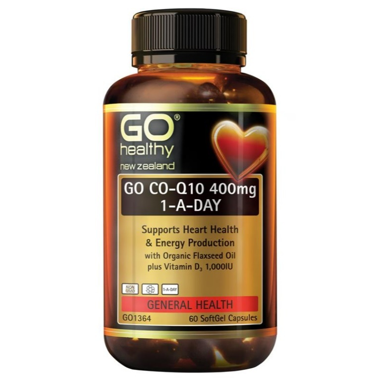 Original Import - GO Healthy Co-Q10 400mg One-A-Day 60 Capsules ...