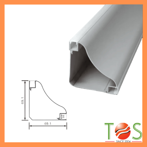 LUMY【0.5M/1M/1.5M/2M】 LED Light Strip Aluminium Profile Ceiling Corner ...