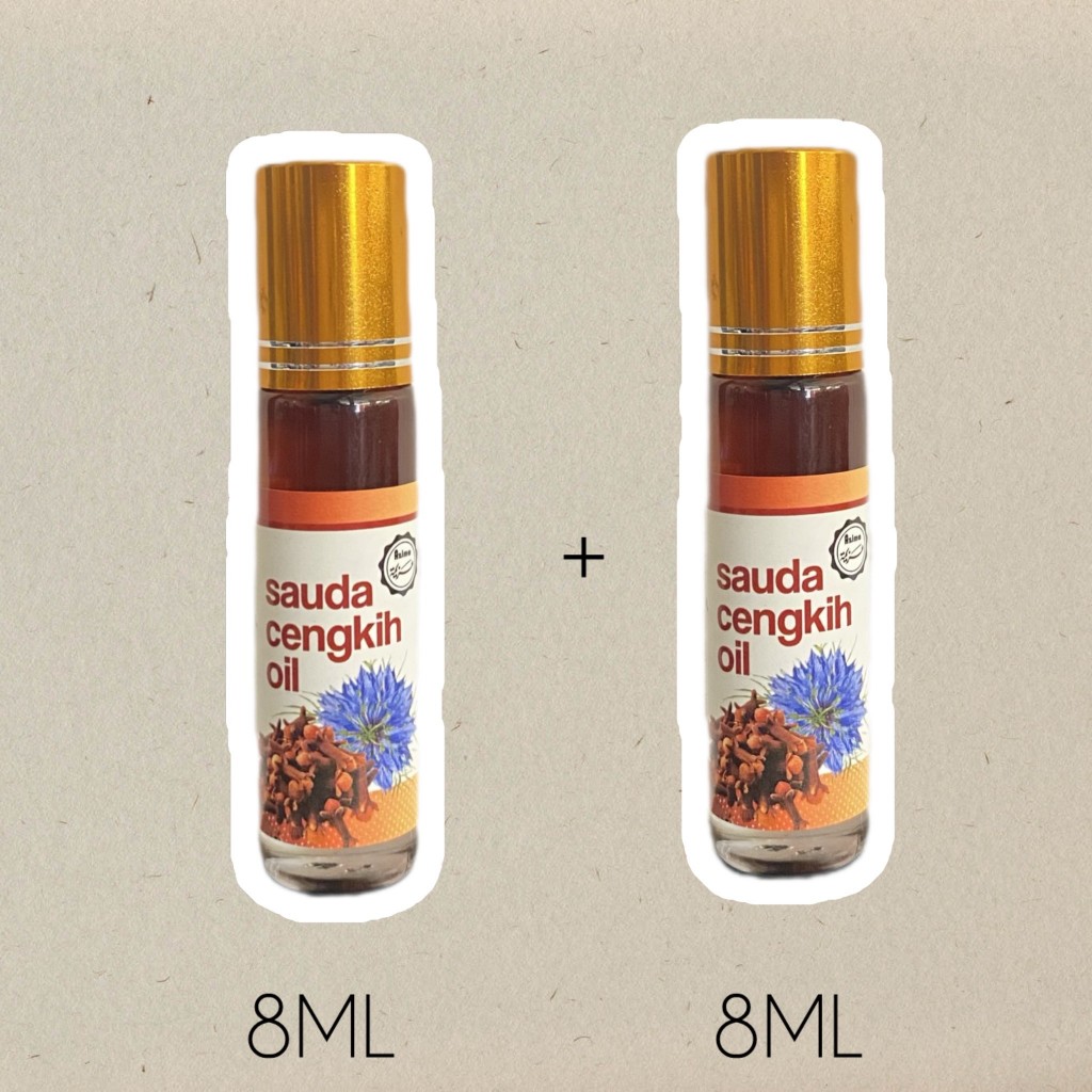 (8ML) 2 Botol Minyak Cengkeh Habatus Sauda Syifa [batuk sendi saraf ...