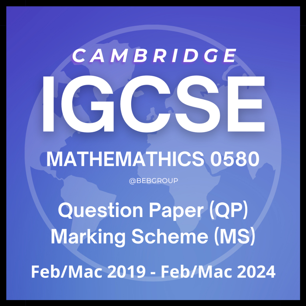 5 YEAR IGCSE Past Exam Papers + BONUS Feb/Mac 2024 📝📝(2024 - 2019) | Question Paper + Marking ...