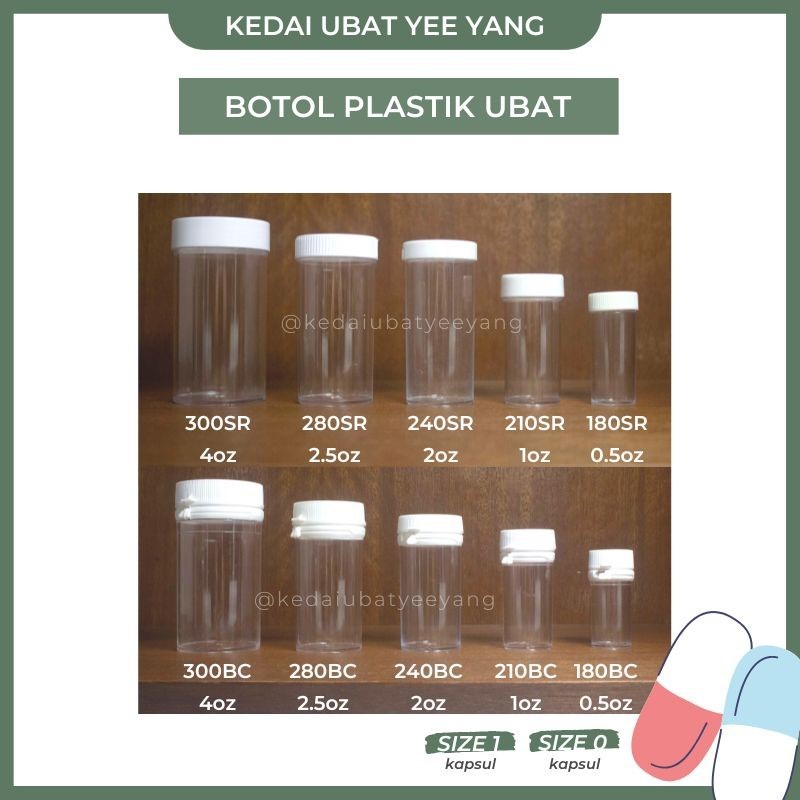[Wholesales]Botol ubat kosong | Bekas Kapsul Ubat | Bottle Vial Storage ...
