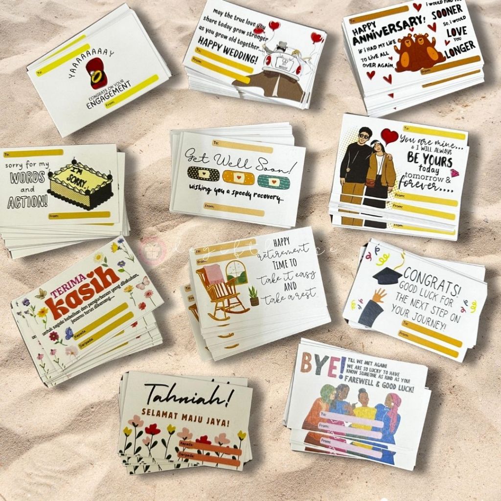 Mini Wishes Card Graduation Card Farewell Kad Ucapan Murah Viral Mini Kad Anniversary Kad ...