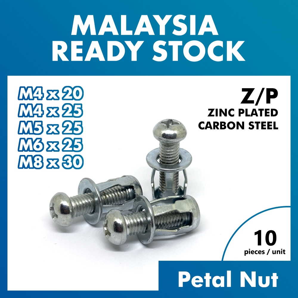 [New Arrival] M4 M5 M6 M8 Petal Nut Jack Nuts Durable Metal Rivet Nuts ...