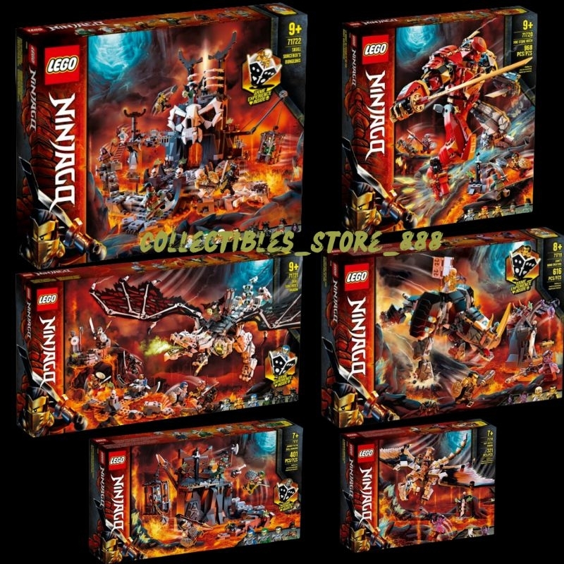 [Ready Stock] Lego Ninjago Master Of The Mountain Collection Full Set ...