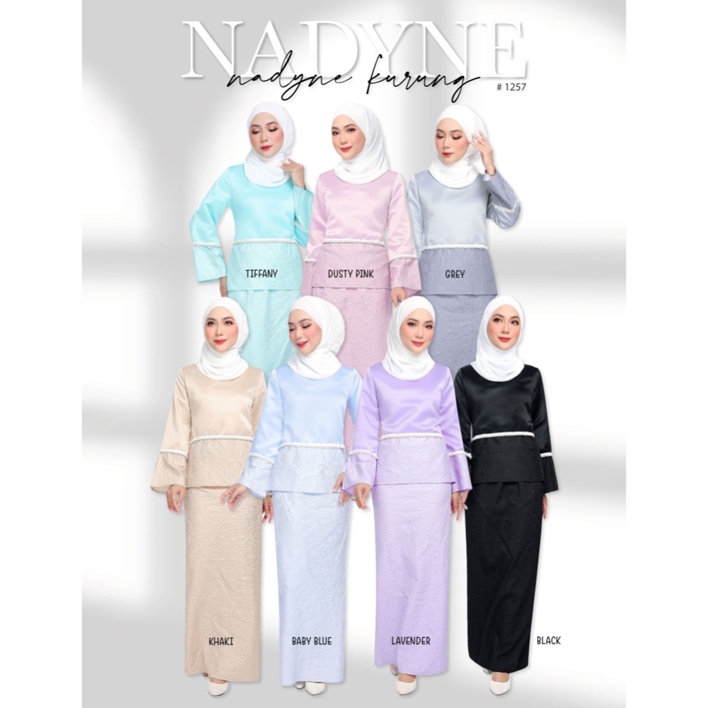 CHIC CHOC | NADYNE KURUNG MODERN 1257 | BAJU RAYA BAJU BRIDESMAID READY ...
