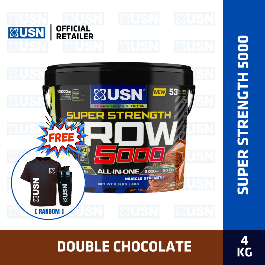 USN Super Strength Grow 5000 All-In-One Extreme Muscle Mass Strength ...