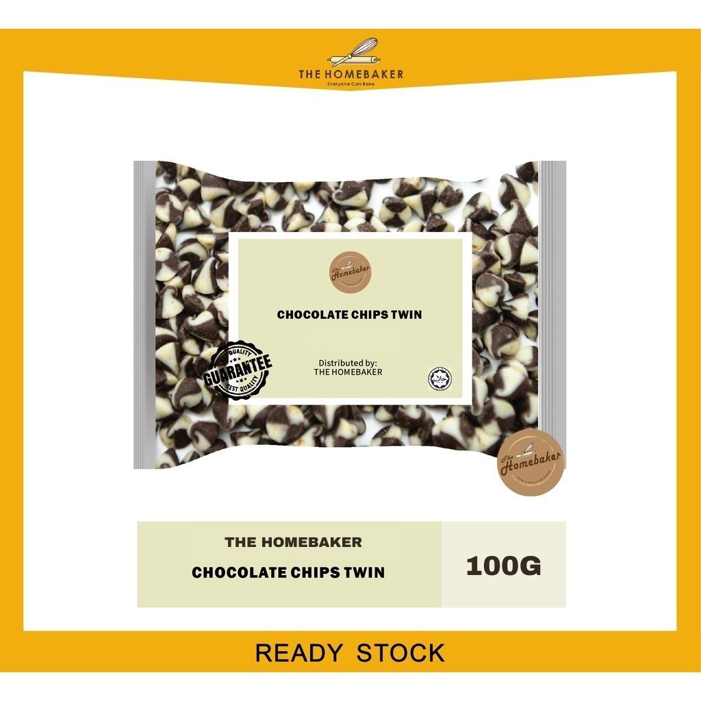 TWIN CHOCOLATE CHIP 1KG 500G 100G 双色巧克力粒 - HOME BAKER MALAYSIA | Shopee ...