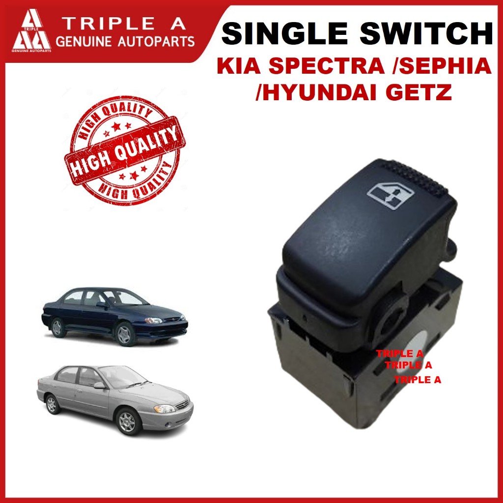 [ TRIPLE A ]POWER WINDOW SINGLE SWITCH KIA SPECTRA/SEHPIA/HYUNDAI GETZ ...