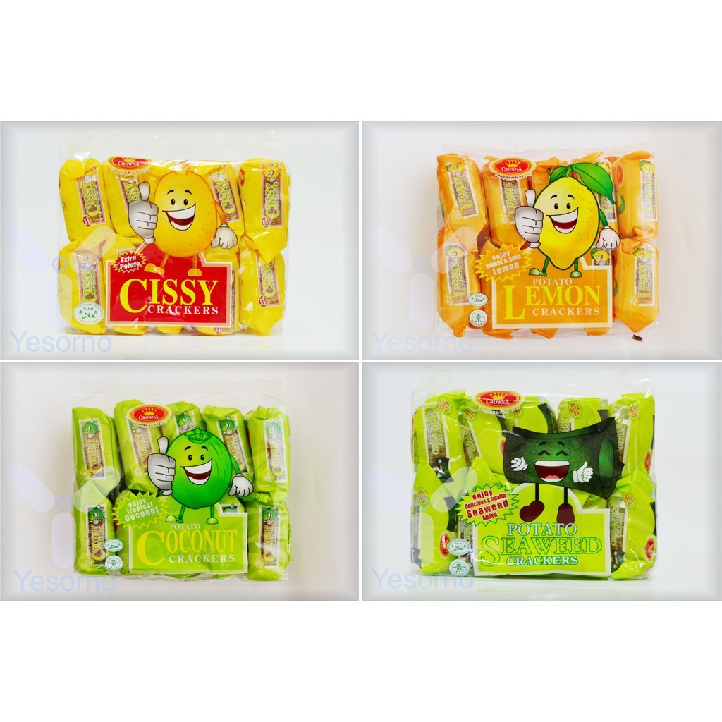 Cissy Potato Crackers 10's x 32g | Shopee Malaysia