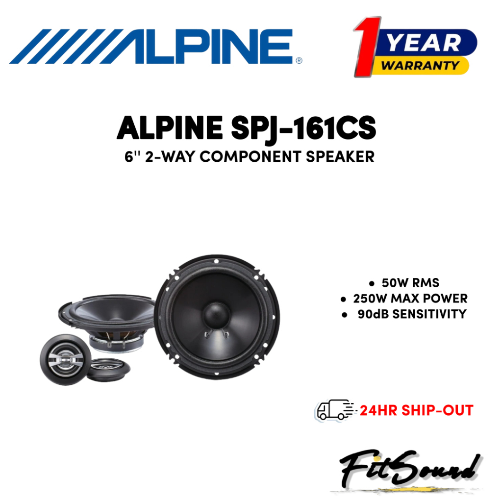 Alpine SPJ-691CS 6X9″ (16X24 CM) COAXIAL 2-WAY SPEAKER | Shopee Malaysia