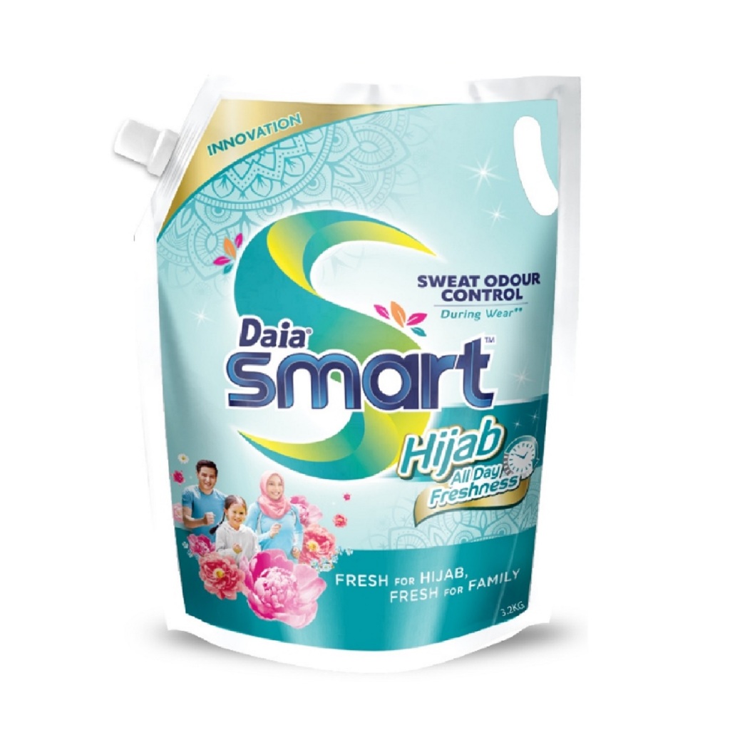 Daia Smart Hijab Liquid Detergent Refill 3.2kg | Shopee Malaysia