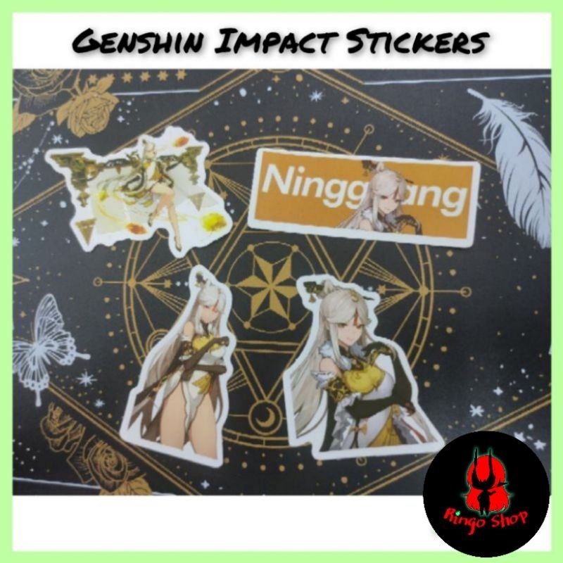 🇲🇾 Ready Stock 🆕 Genshin Impact Stickers 🔥 Mona + Beidou + Ganyu ...