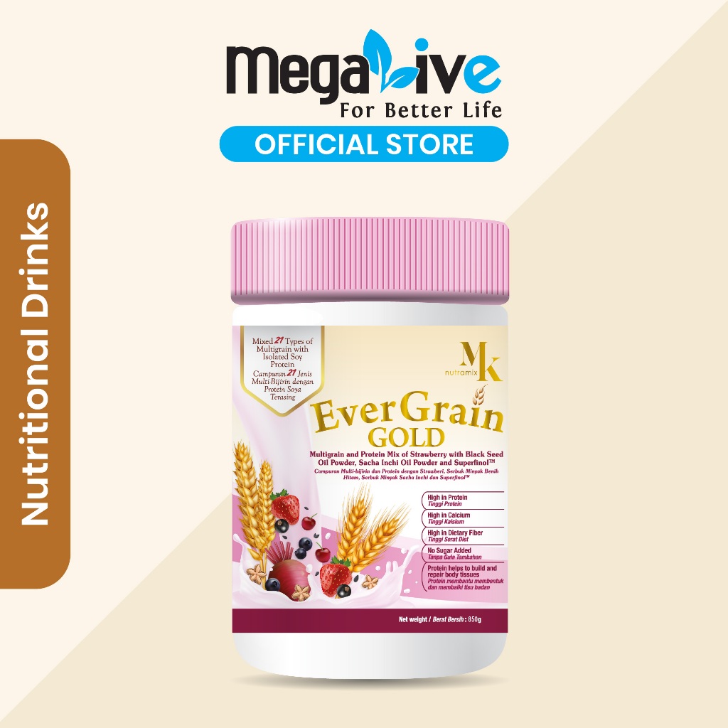 MK nutramix EverGrain Gold (850g) | Shopee Malaysia