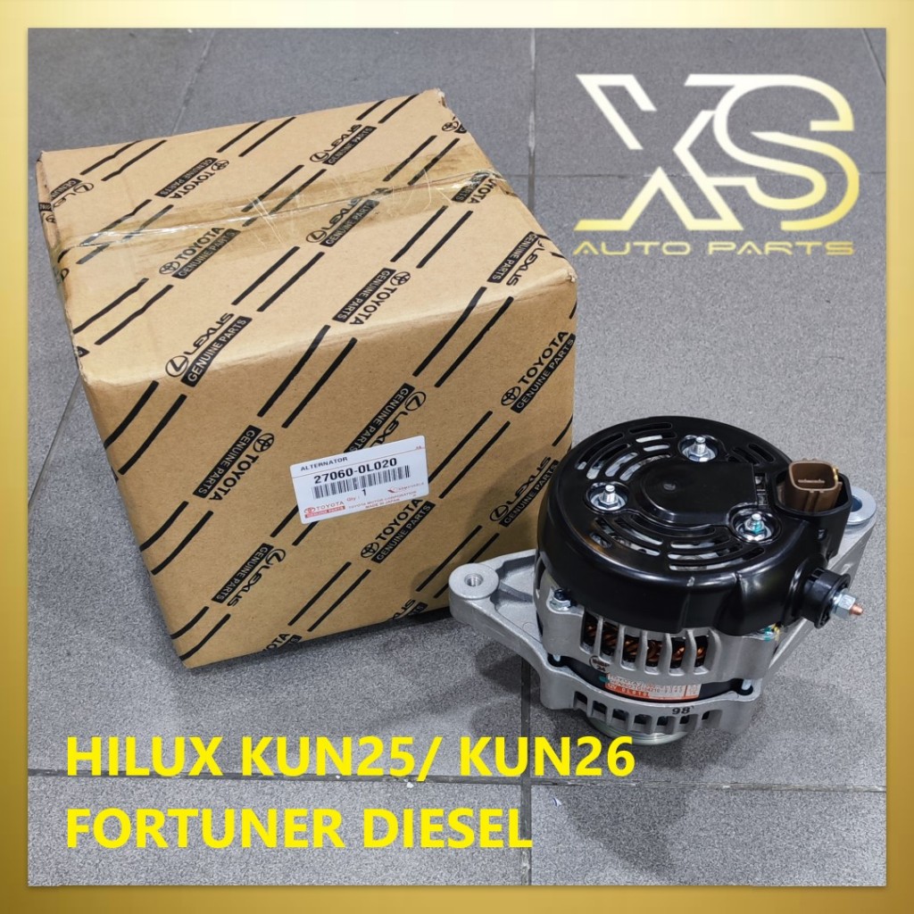 100% ORIGINAL TOYOTA HILUX KUN25 HILUX KUN26 ALTERNATOR ( 27060-0L020 ...