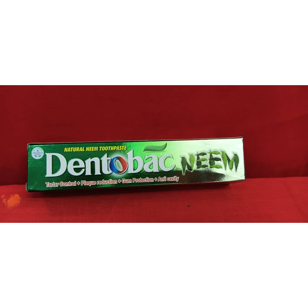 DENTOBAC NEEM TOOTH PASTE / 2X180 GM FREE BRUSH / 180 GM /100 GM / NO.1 ...