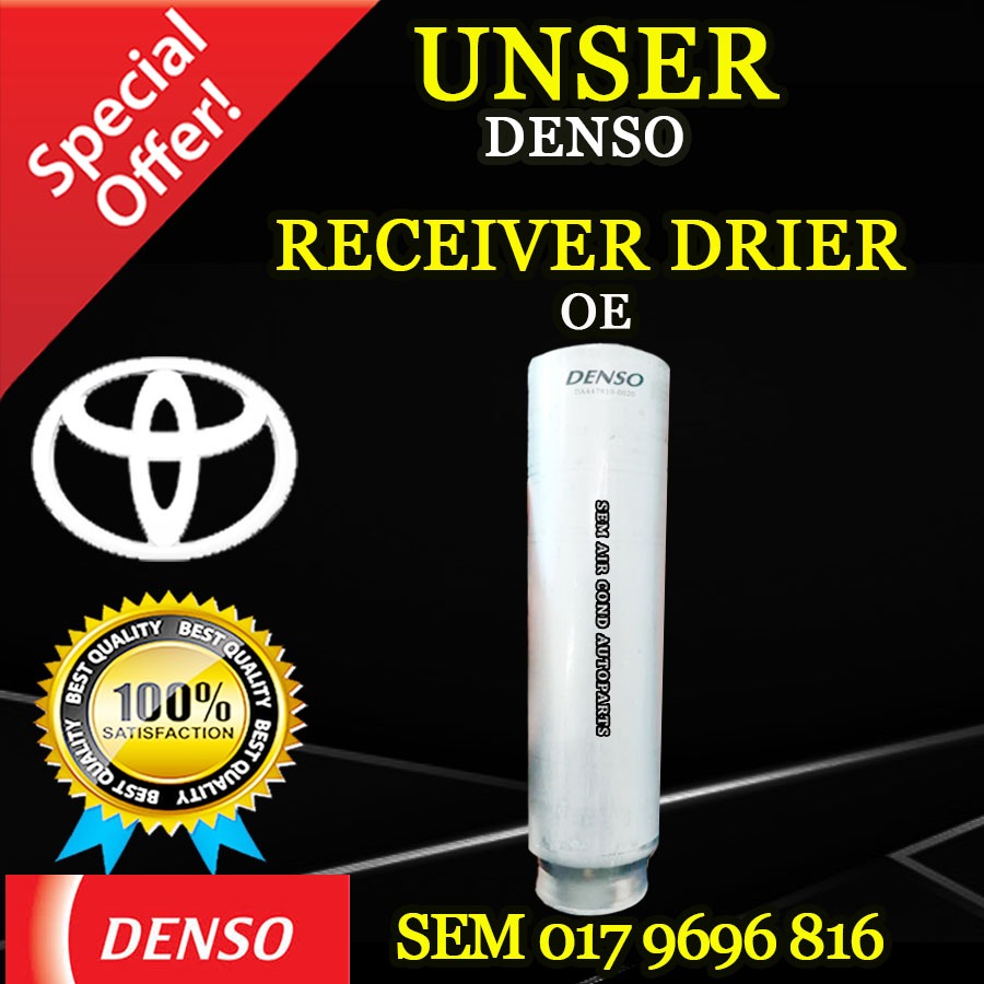 TOYOTA UNSER OE DENSO RECEIVER DRIER (CAR AIRCOND SYSTEM) FILTER DRYER ...