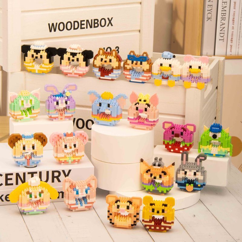 Building Block Nano Bricks Cute Cartoon 5mm 8mm 14 y 24 Donut W2602 ...