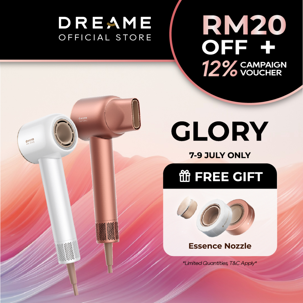 Dreame Glory High Speed Hair Dryer | Perfumed Hair Essence | 2 Mins ...