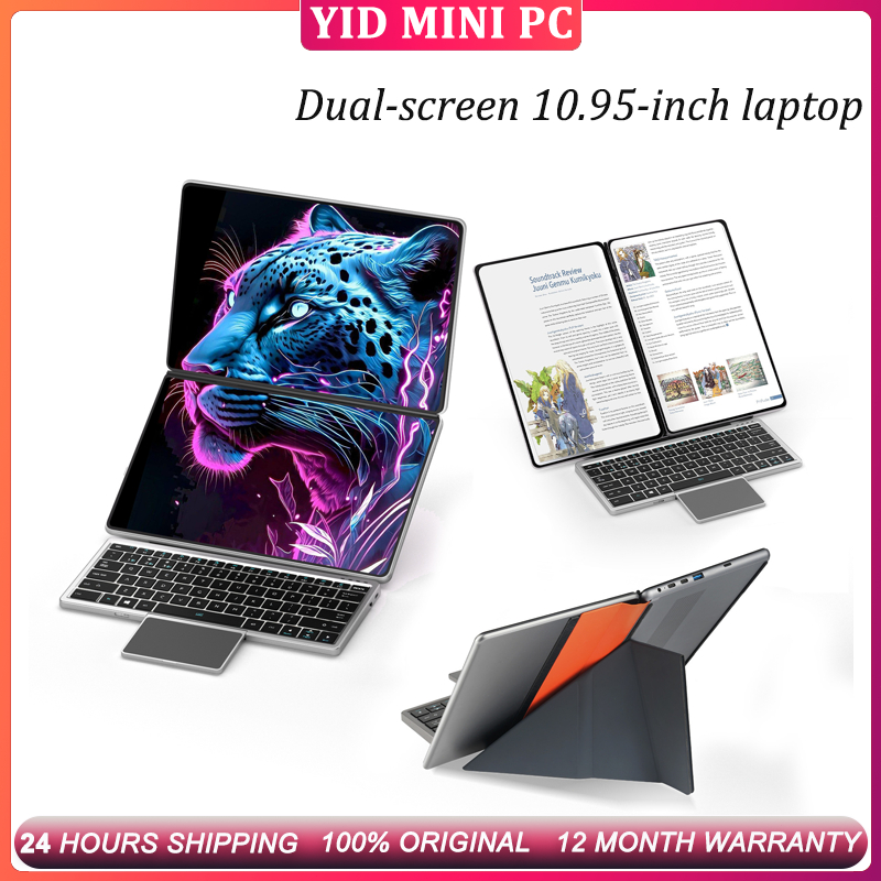 DS18 Laptop Dual Screen 10.95inchs Intel i3-1215U Max 4.4GHz DDR4 M.2 ...