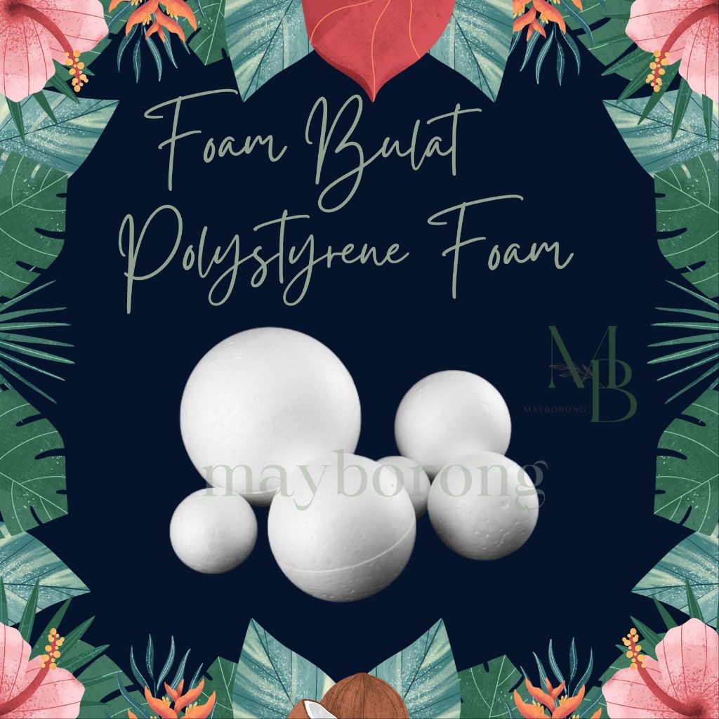 Styrofoam Ball Polystyrene Foam Bulat | Shopee Malaysia