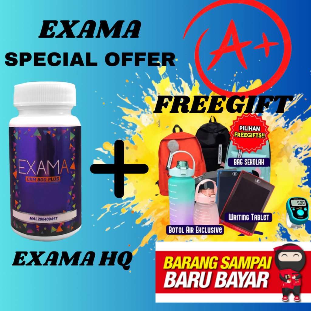 [EXAMA HQ]Exama Minda Cerdas Original HQ 100% Vitamin Minda Kanak Brain ...