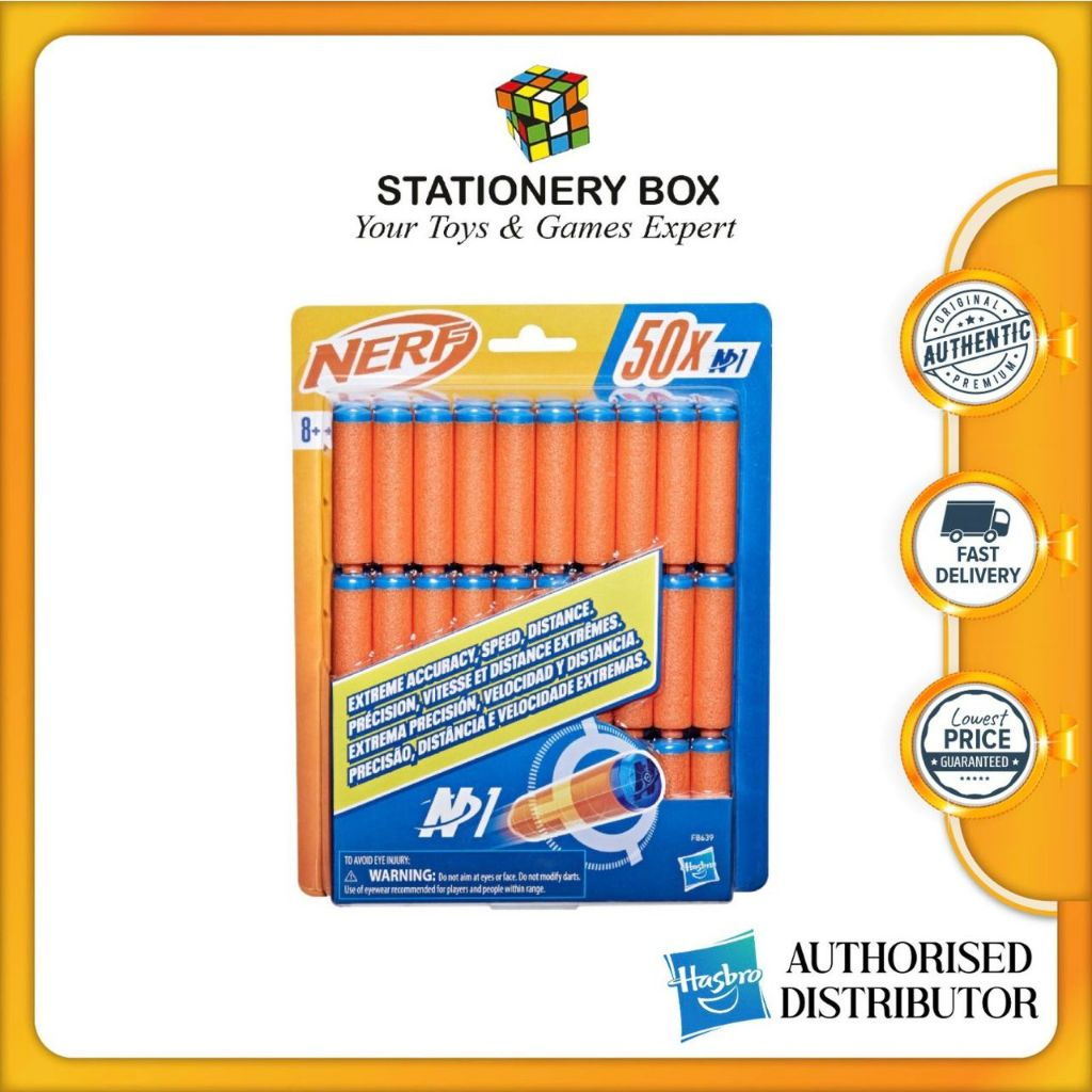 Original - Hasbro - Nerf N1 Refill 50 , for kids Age 8years+ (F8639 ...