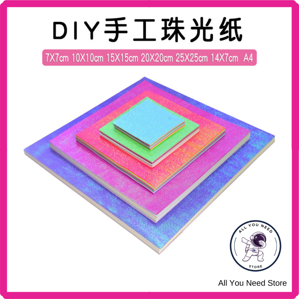 READYSTOCK COLOURFUL Origami Craft Paper Crane Square Craft Folded ...