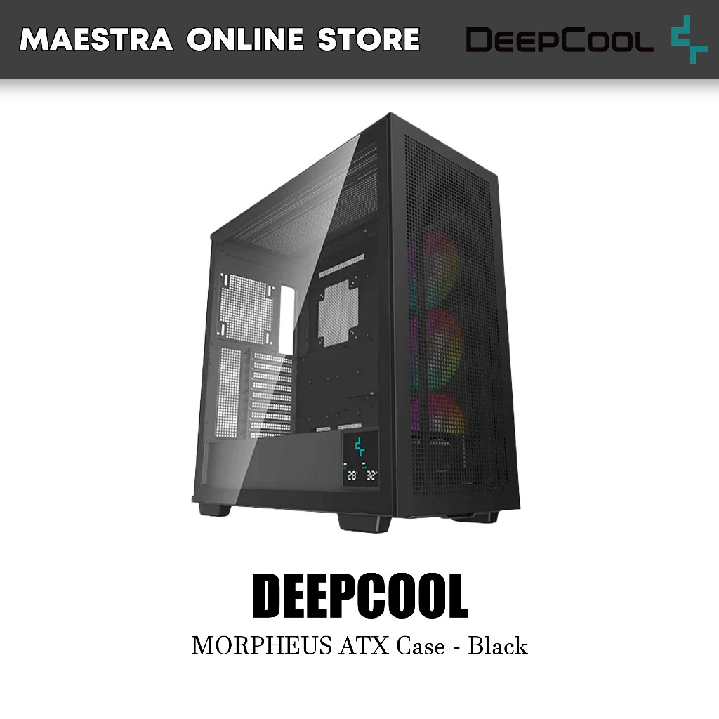 DeepCool MORPHEUS ATX Case - Black / White | Shopee Malaysia