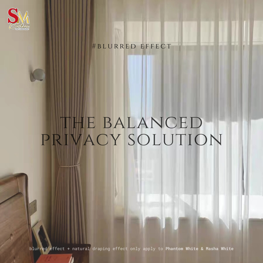 【SM CURTAIN】🎐PRIVACY KUMGANG SHEER 310CM SHEER🎐FREE CUSTOM-MADE🎐HOOK ...