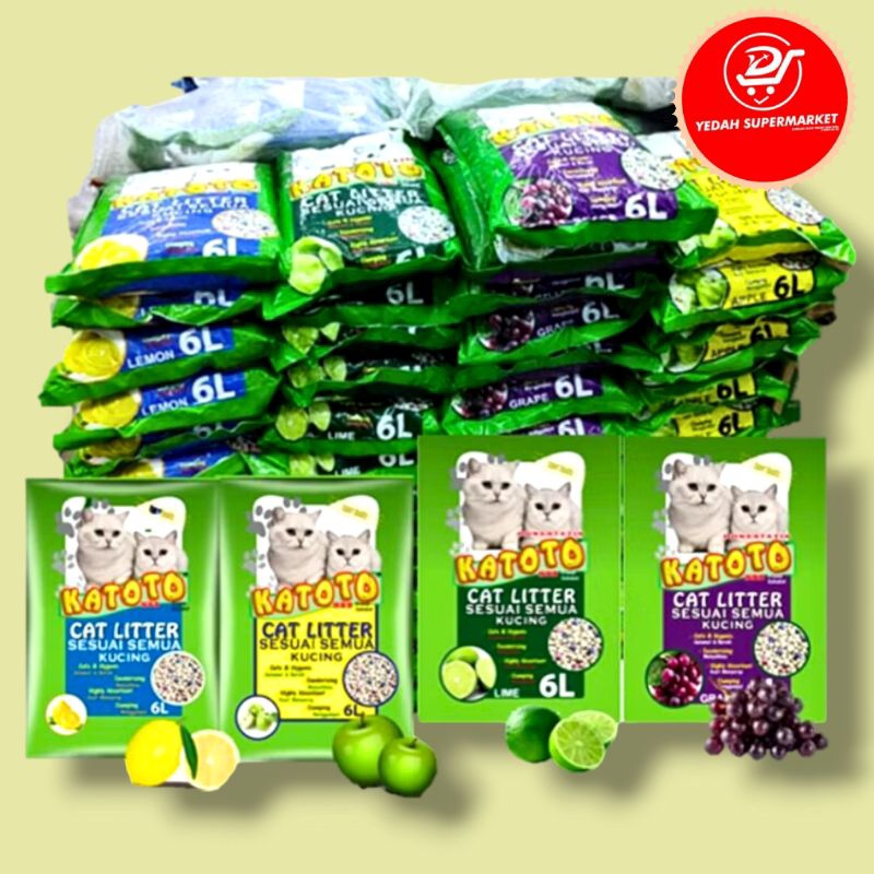 NEW ITEM‼️ KATOTO CAT SAND LITTER 6L🐾🐈‍⬛ | Shopee Malaysia