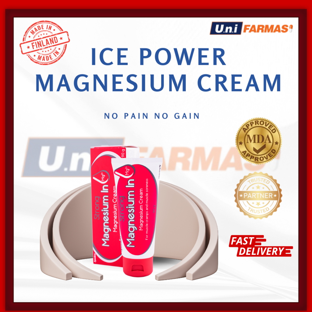 [ORIGINAL] ICE POWER MAGNESIUM + MSM IN STRONG CREAM 90G [MDA CERTIFIED ...