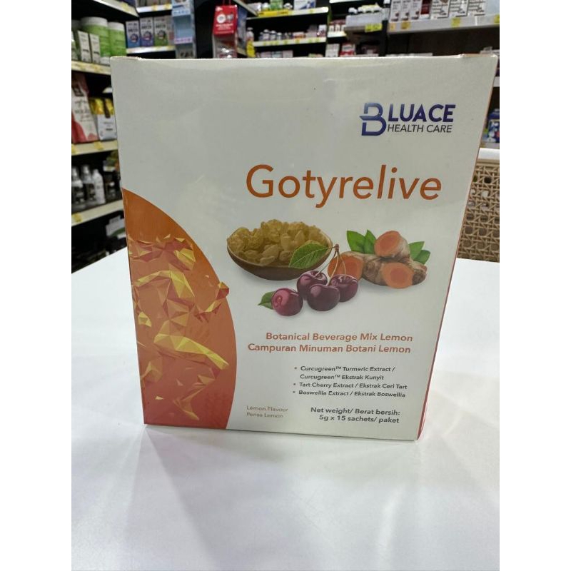 GOTYRELIVE FOR GOUT AND URIC ACID BOTANICAL BEVERAGE MIX LEMON ...