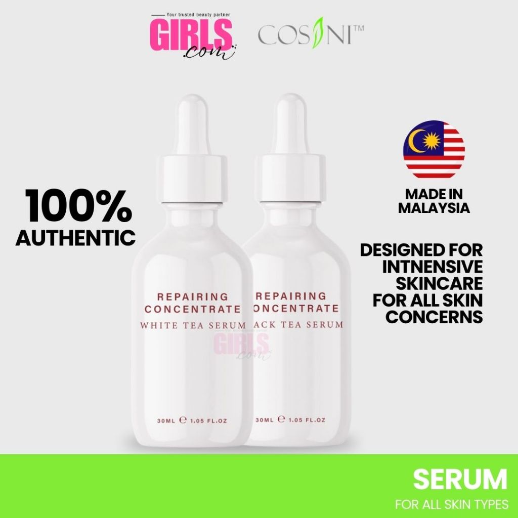 Girls.com Cosini Repairing Concentrate Black & White Tea Serum 30ml ...