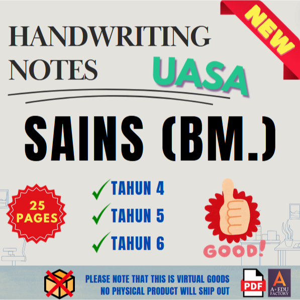 [📚PDF] HANDWRITING NOTES FOR SAINS TAHUN 4, 5 ,6 [UASA] A+ NOTES MALAY ...