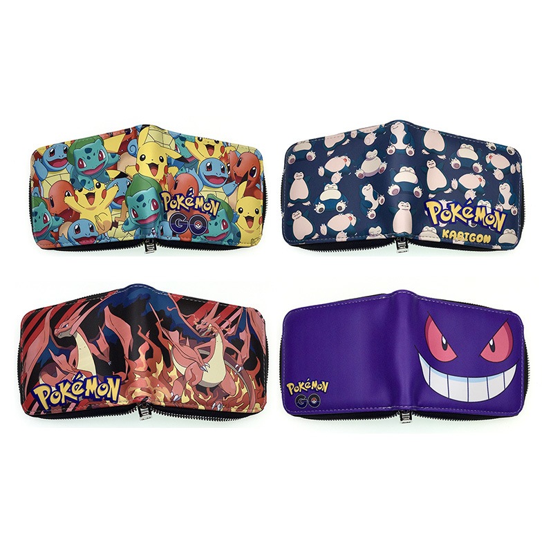 🔥Ready Stock🔥Pokemon High Quality PU Leather Children Wallet With Zip ...