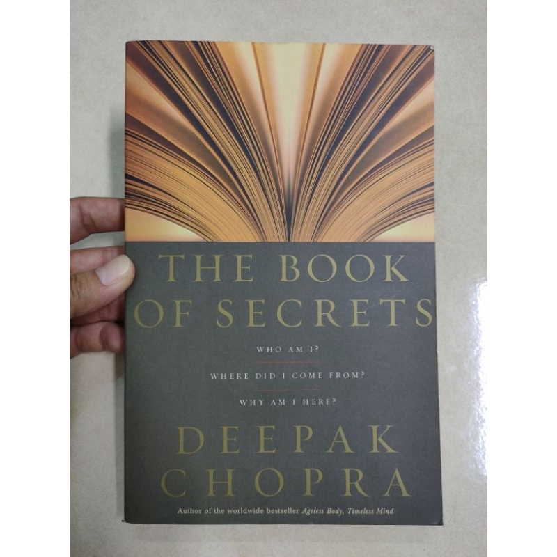 [BB] [Used] [Rare] The Book of Secrets by Deepak Chopra (Nonfiction ...