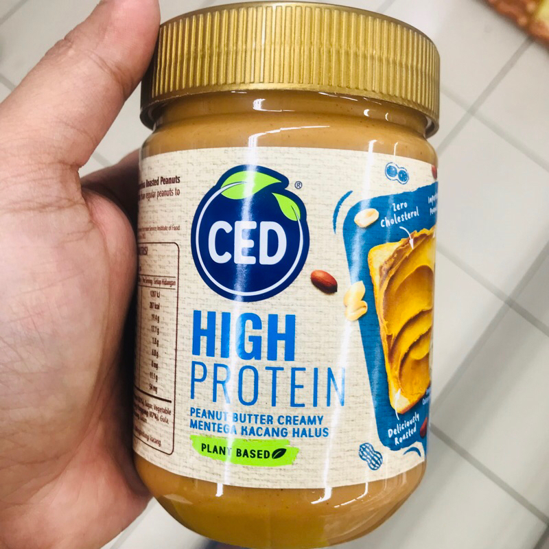 CED High Protein Peanut Butter Creamy Mentega Kacang Halus 500gm ...