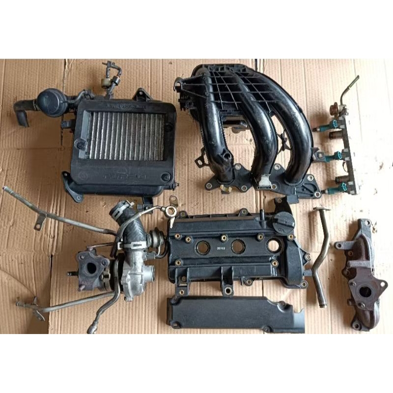 Daihatsu AVY turbo kit set EF used for viva 850 1.0 Myvi 1.0 Bolt on ...