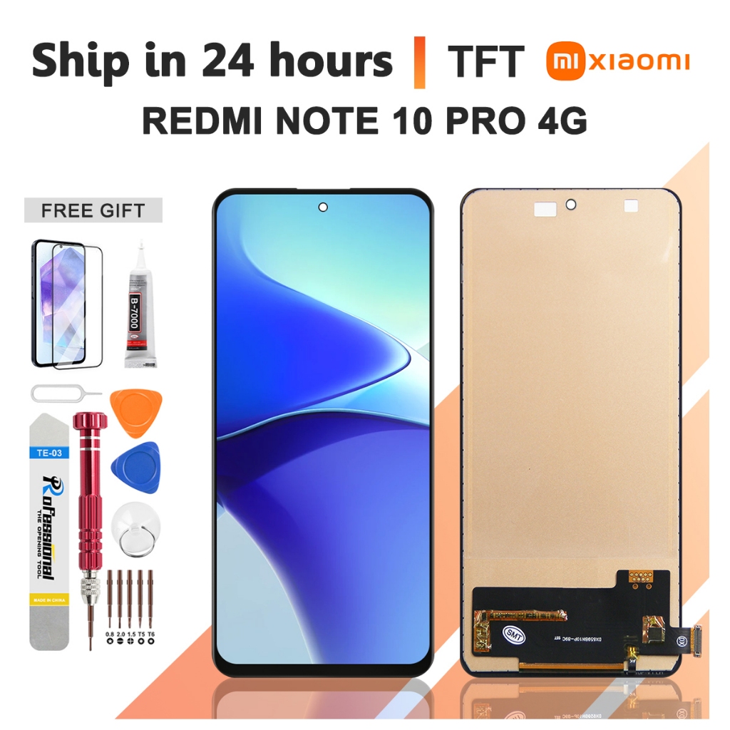 TFT LCD Redmi Note 10 Pro 4G M2101K6G (Global Edition) Replacement parts for touch screen ...