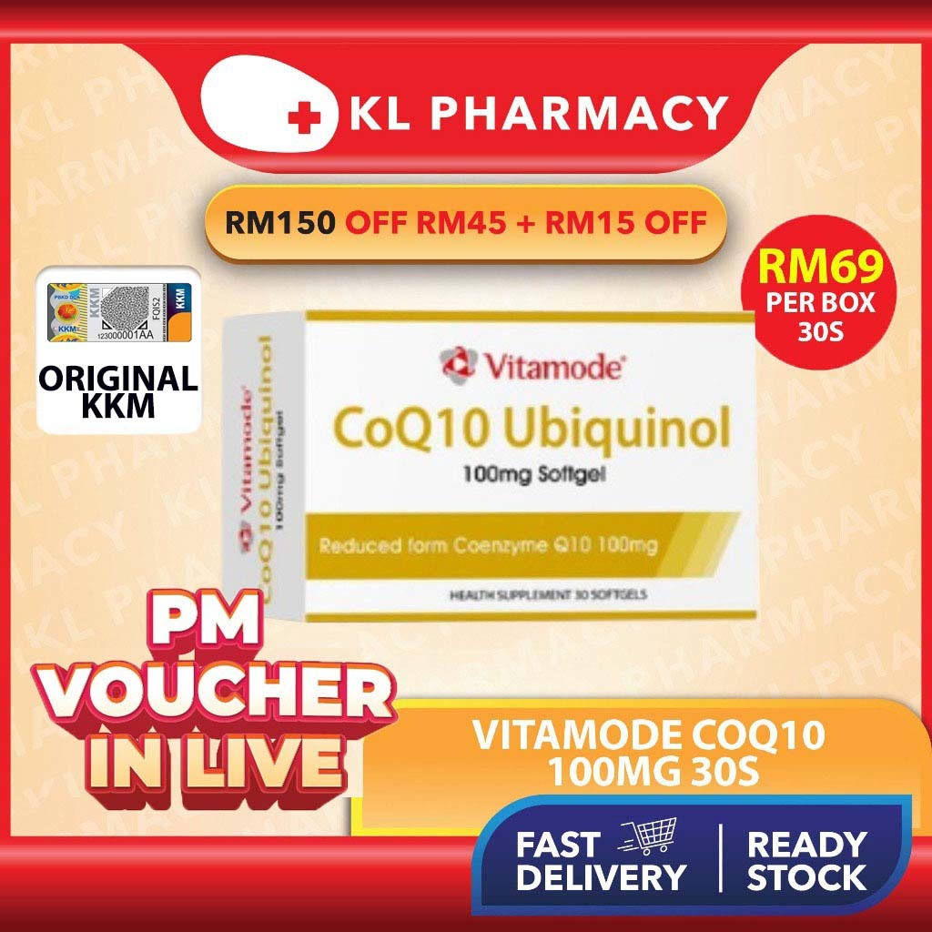 [READY STOK][FAST SHIPPING]Vitamode CoQ10 ubiquinol 60s’s | Shopee Malaysia