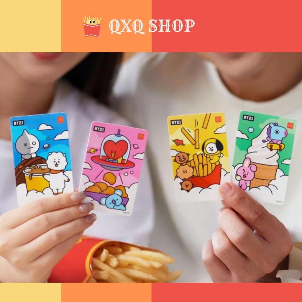 Mcdonald card 麥當勞甜心卡/MCD Card BT21 | Shopee Malaysia