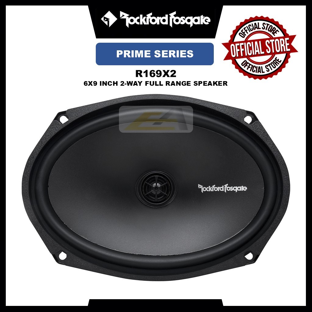 Rockford Fosgate | 6x9 inch 2-Way Full Range Speaker | PRIME SERIES | R169X2 | Shopee Malaysia