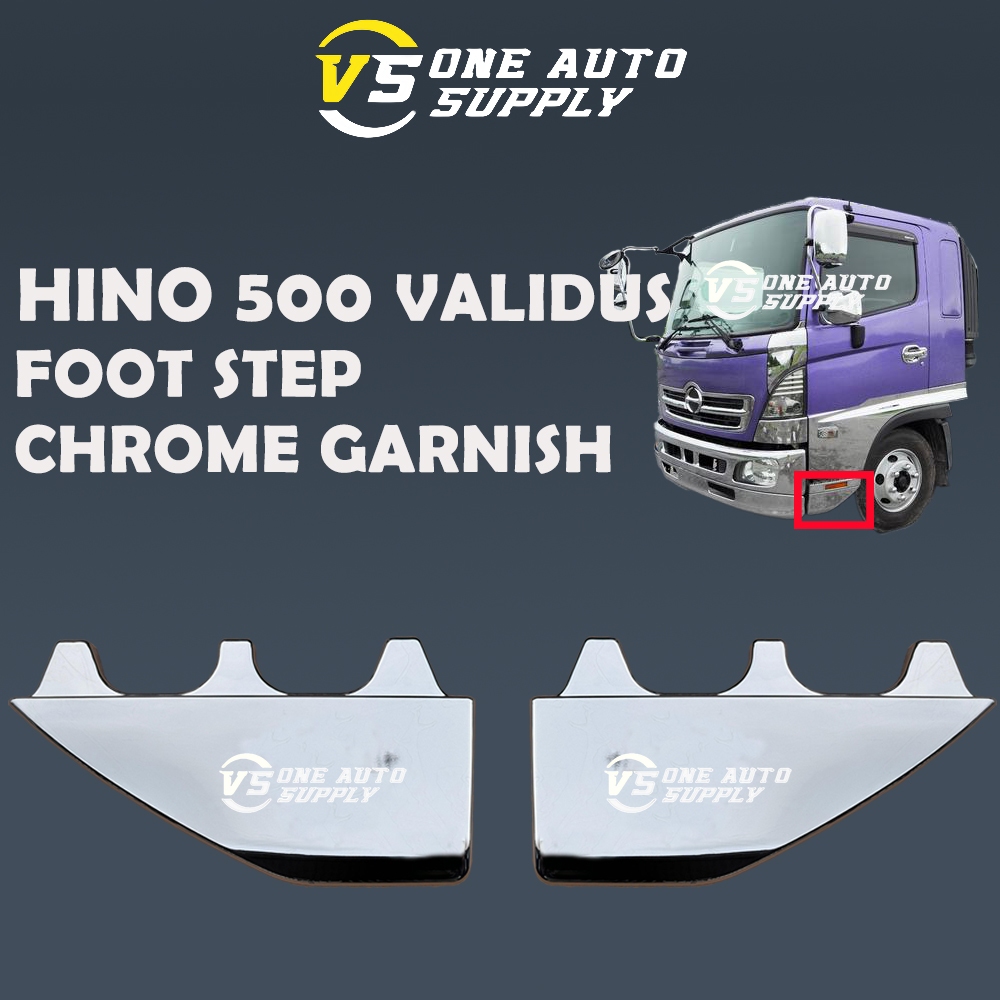HINO 500 VALIDUS LOWER FOOT STEP CHROME GARNISH SET | Shopee Malaysia