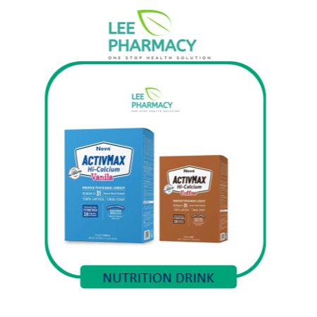 ACTIVMAX HI-CALCIUM VANILA/COFFEE 2x350g (FREE SHAKER) | Shopee Malaysia