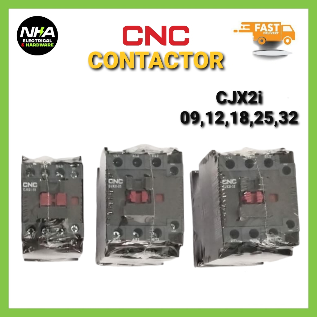CONTACTOR CNC 09,12,18,25,32 220/230V/50/60Hz | Shopee Malaysia