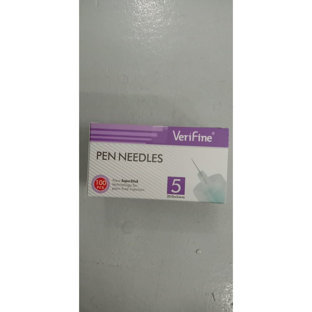 VERIFINE INSULIN PEN NEEDLES (32GX5MM)(PURPLE) 100'S | Shopee Malaysia